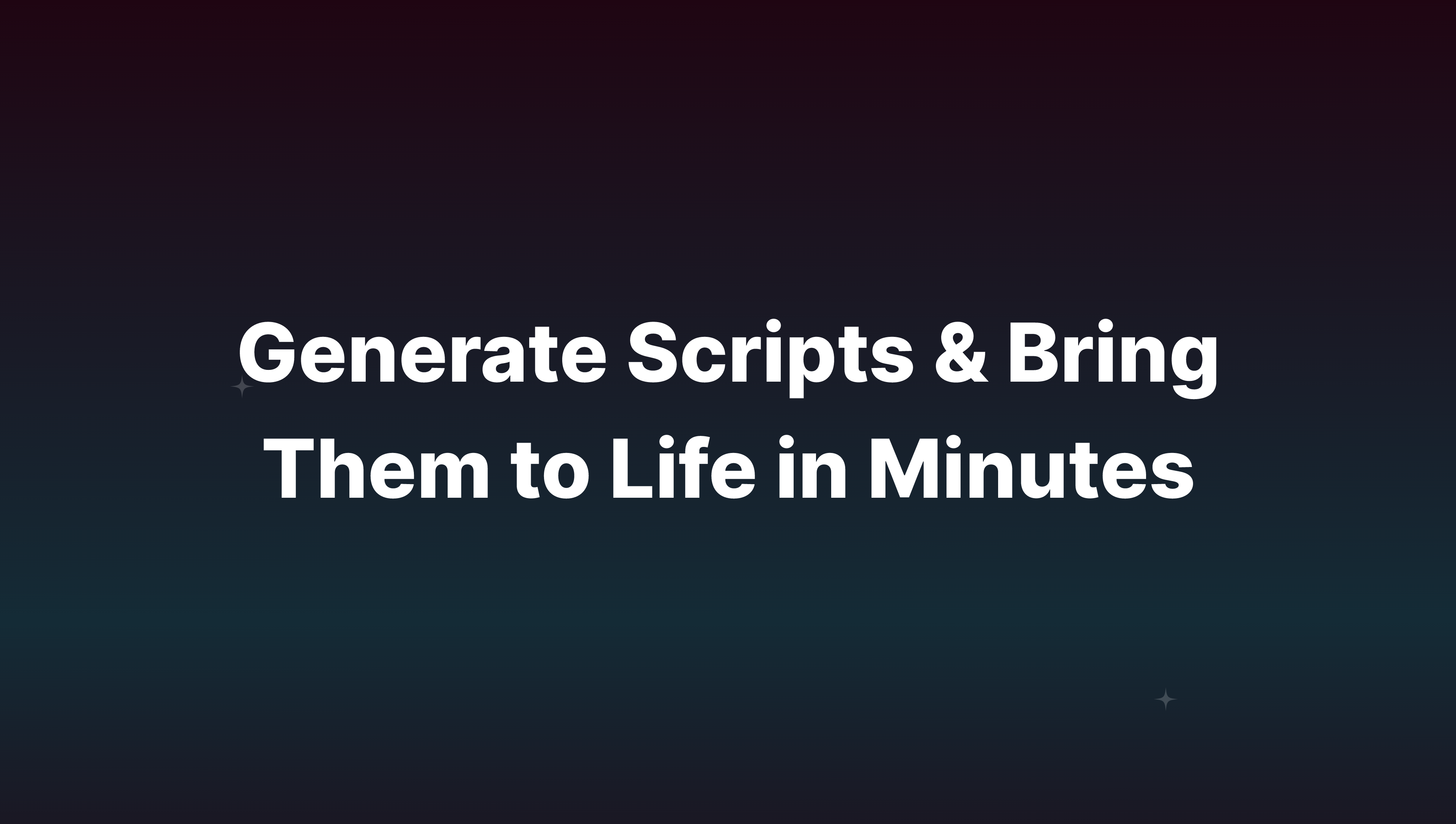 AI Script Generator & Video Creator | Steve AI AI Script Generator & Video Creator | Steve AI